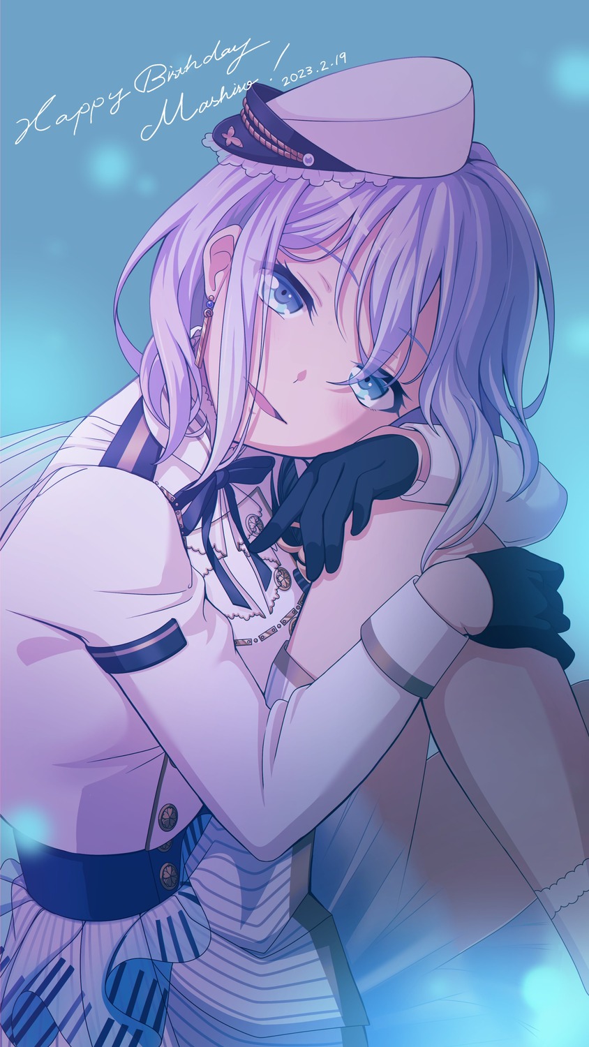 nobusawa osamu bang dream! bang dream! girls band party! kurata mashiro see through uniform ...